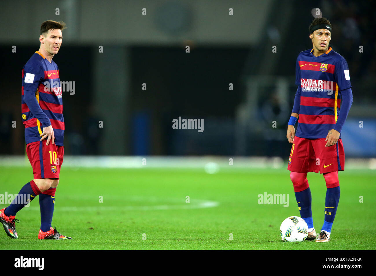 (L-R) Lionel Messi, Neymar (Barcelona), DECEMBER 20, 2015 - Football ...