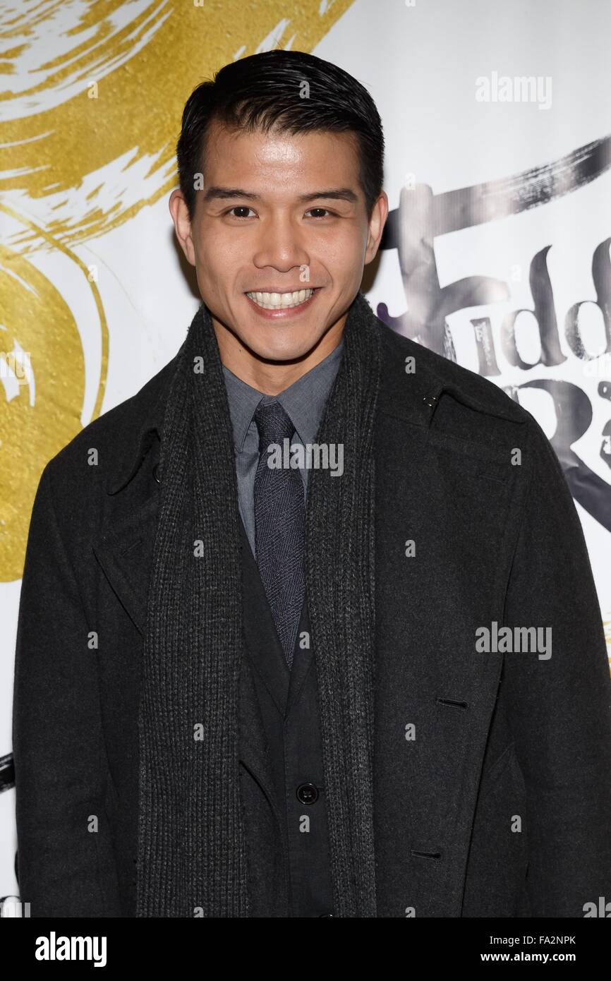 New York, NY, USA. 20th Dec, 2015. Telly Leung in attendance for ...