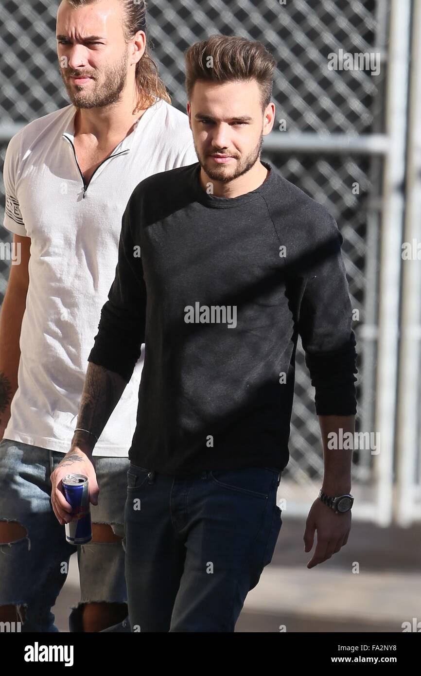 One Direction seen arriving at the ABC studios for Jimmy Kimmel Live ...