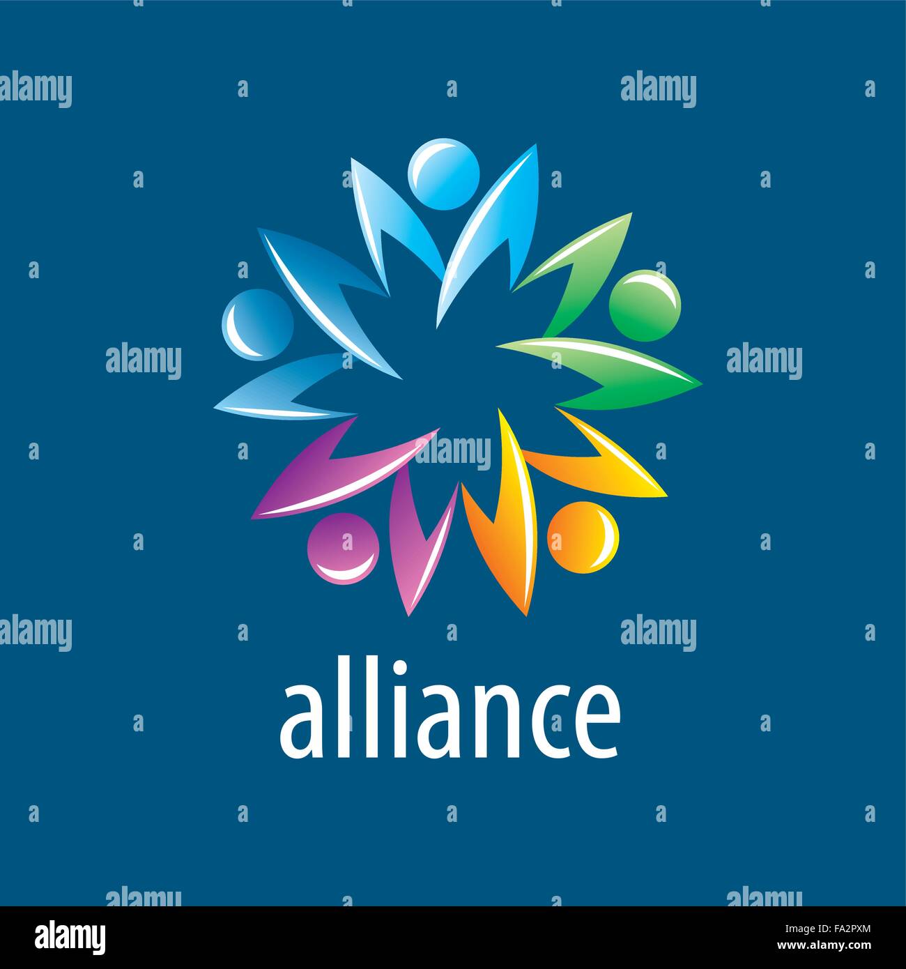 Human Alliance logo Stock Vector Image & Art - Alamy