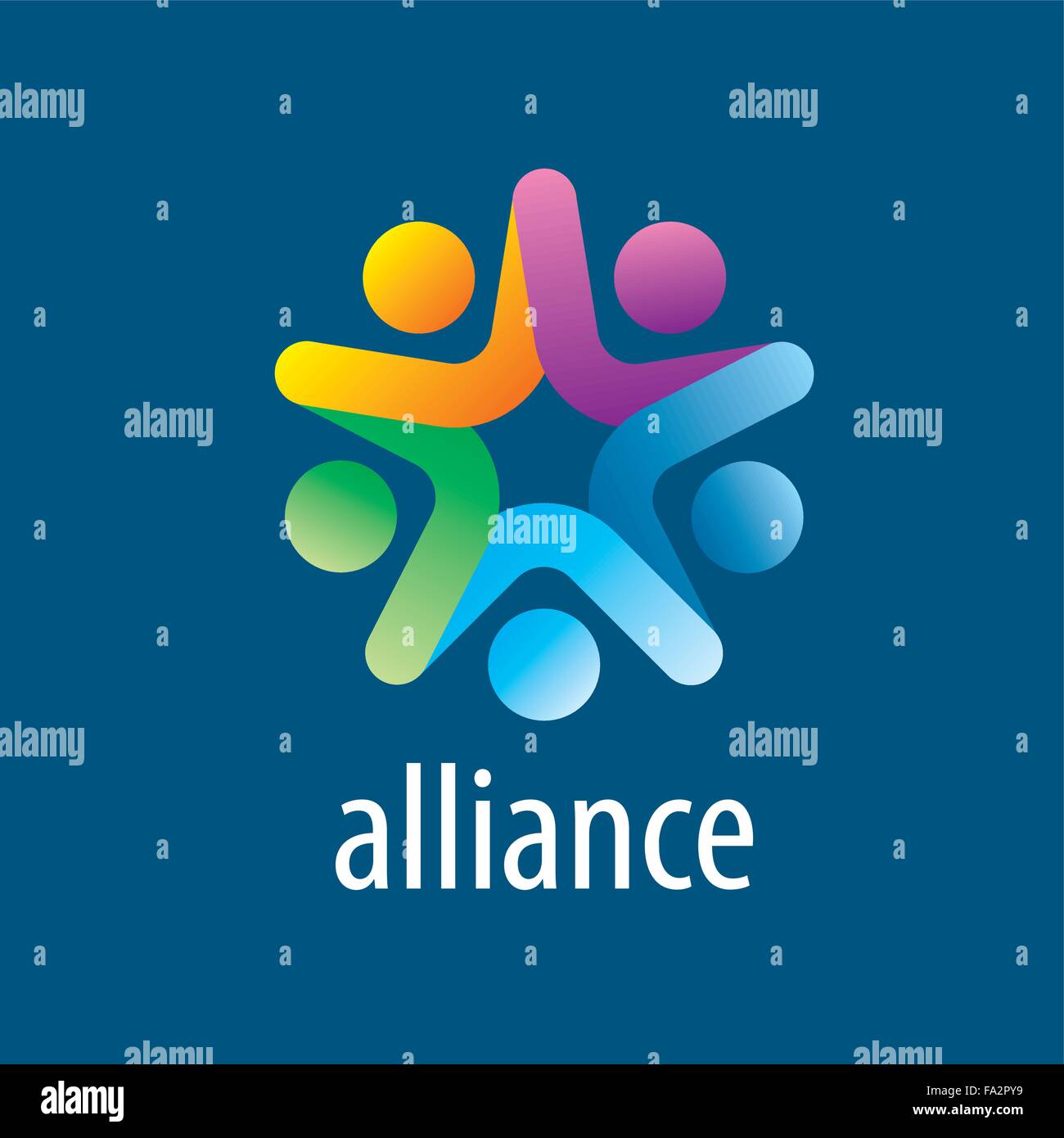 Human Alliance logo Stock Vector Image & Art - Alamy