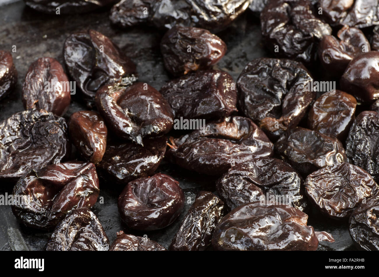 closeup to dried apple plums Stock Photo - Alamy