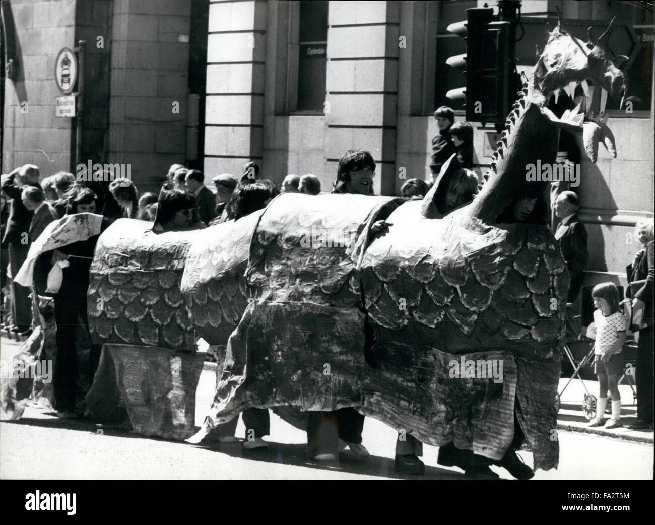 1968 - Aberdeen - A Carnival in the streets demonstrates the attitude ...