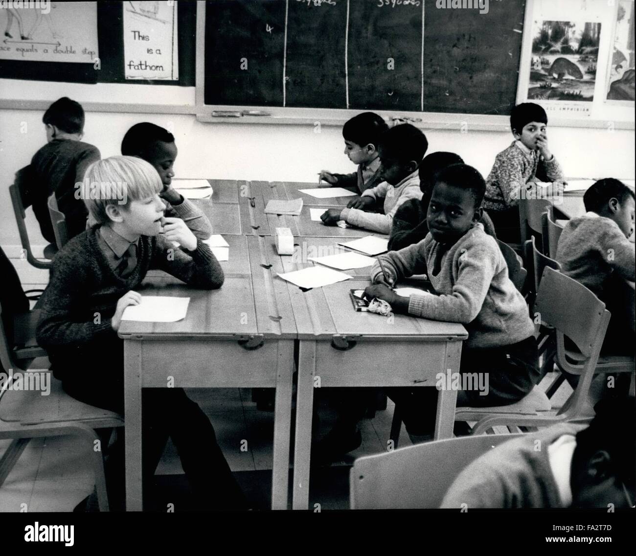 1980 - Wolverhampton, England - School Integration in UK: Students at ...