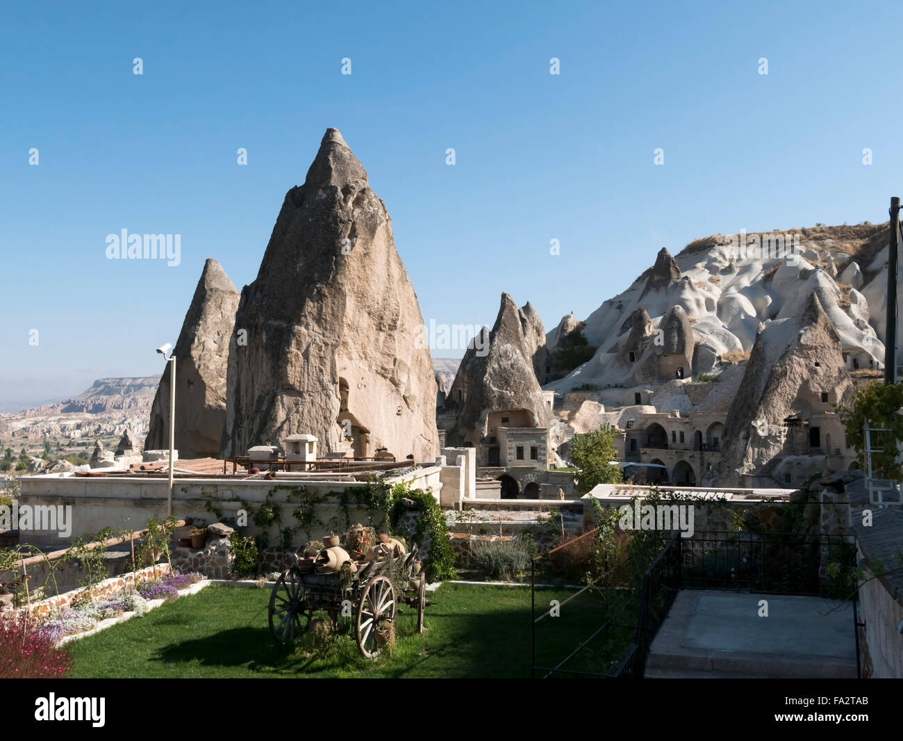 Cappadocia Cave Houses Central Turkey Stock Photos & Cappadocia Cave ...