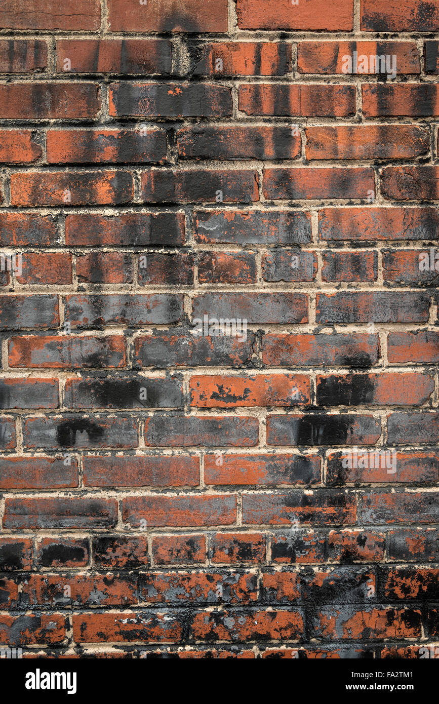 Vertical Aged Painted Brick Background Stock Photo - Alamy