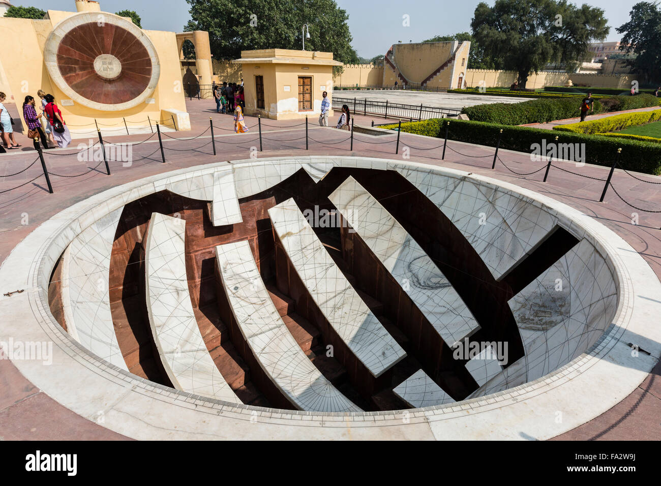Jantar Mantar Observatory in Jaipur, India Stock Photo - Alamy