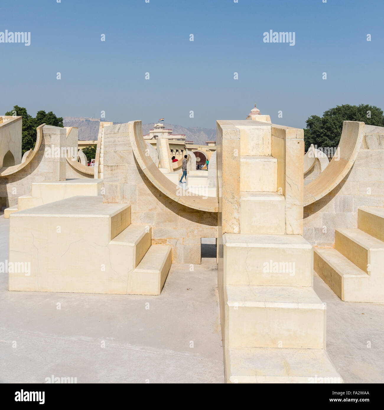 Jantar Mantar Observatory in Jaipur, India Stock Photo - Alamy