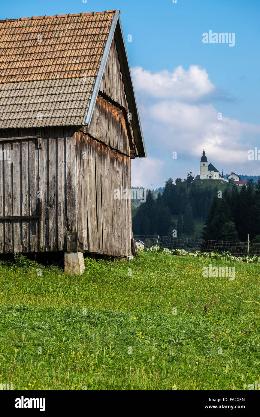Retje Village, Ribnica, Slovenia Stock Photo - Alamy