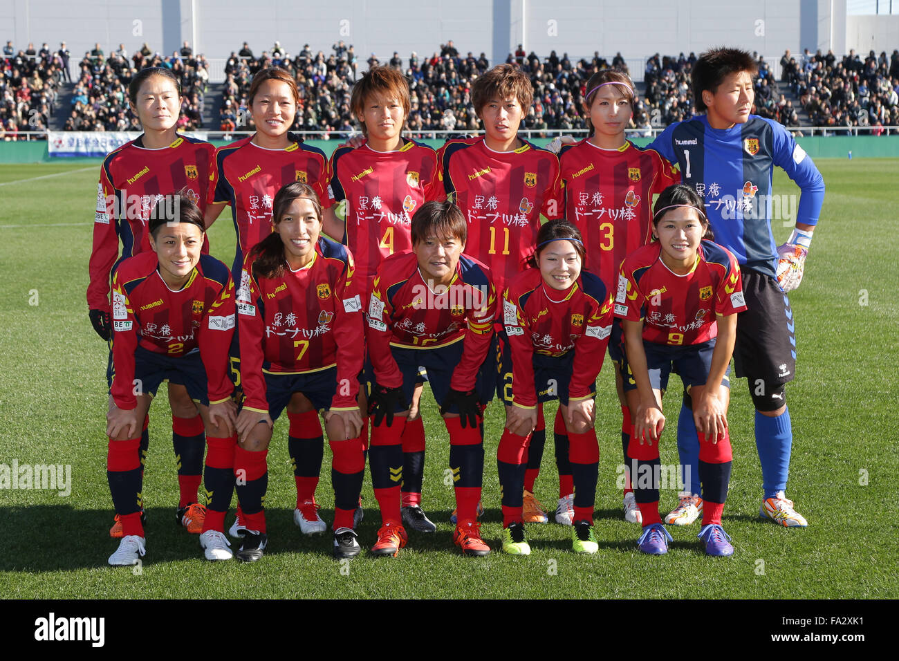 INAC Kobe Leonessa team group line-up (INAC), DECEMBER 19, 2015 ...