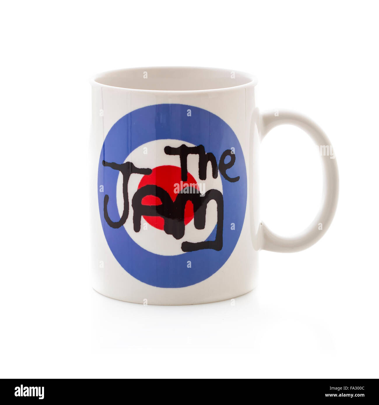 The Jam Mug on white Background Stock Photo - Alamy