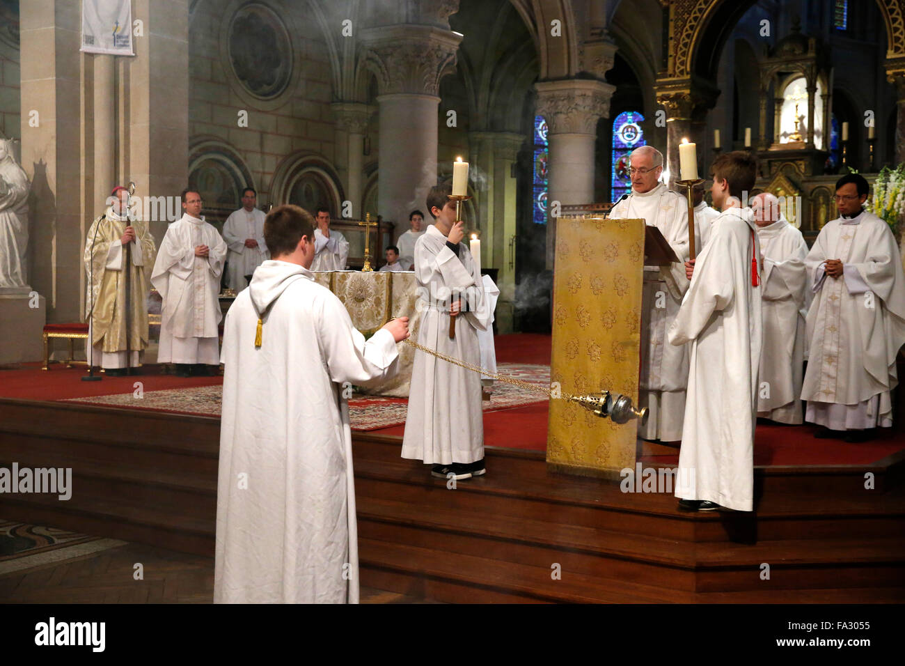 Reading church mass hi-res stock photography and images - Alamy