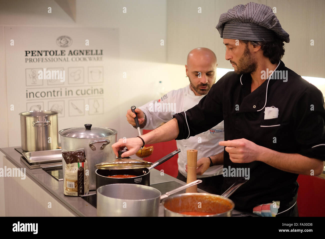 Showcooking at Pentole Agnelli in Rome with Michele Cannistraro (the ...