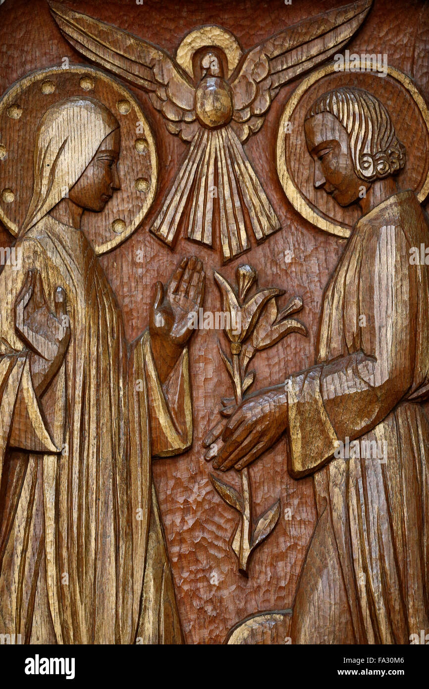 Annunciation to the blessed virgin mary hi-res stock photography and images - Alamy