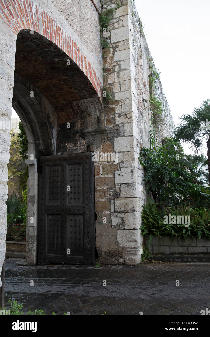 Old city wall in Gibraltar Stock Photo - Alamy