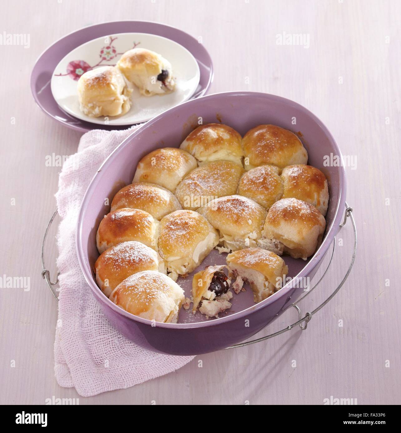 French pastry buns Stock Photo - Alamy