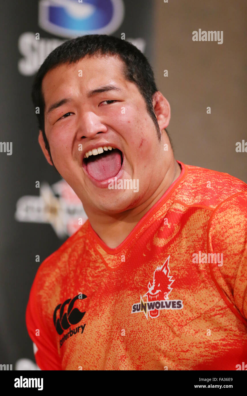 Tokyo, Japan. 21st Dec, 2015. Shinnosuke kakinaga Rugby : Press ...