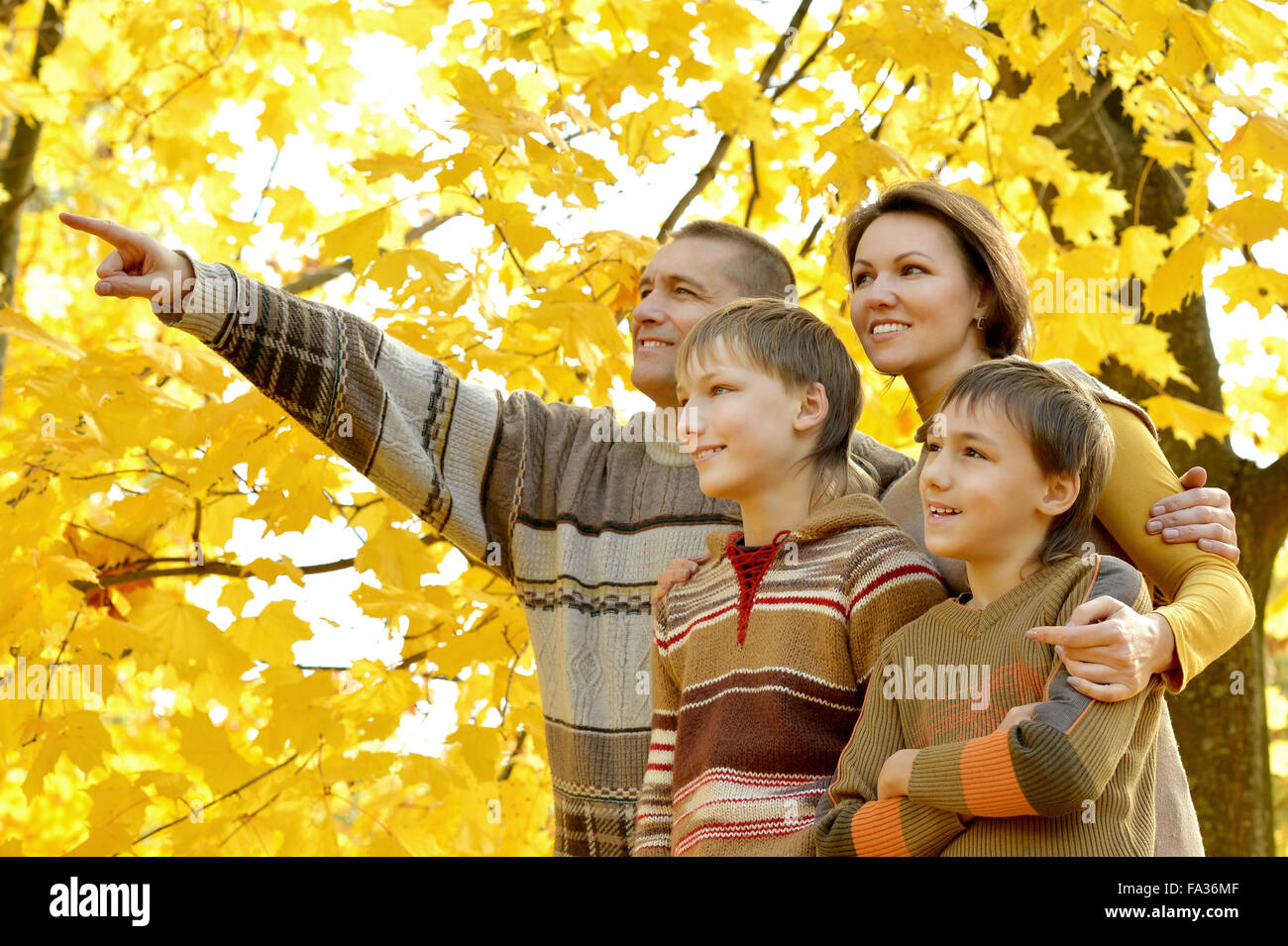 beautiful happy family Stock Photo - Alamy