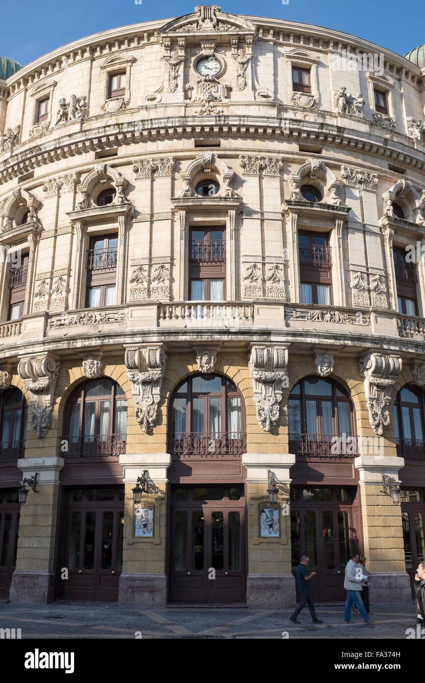 Facade of arriaga theatre bilbao hi-res stock photography and images ...