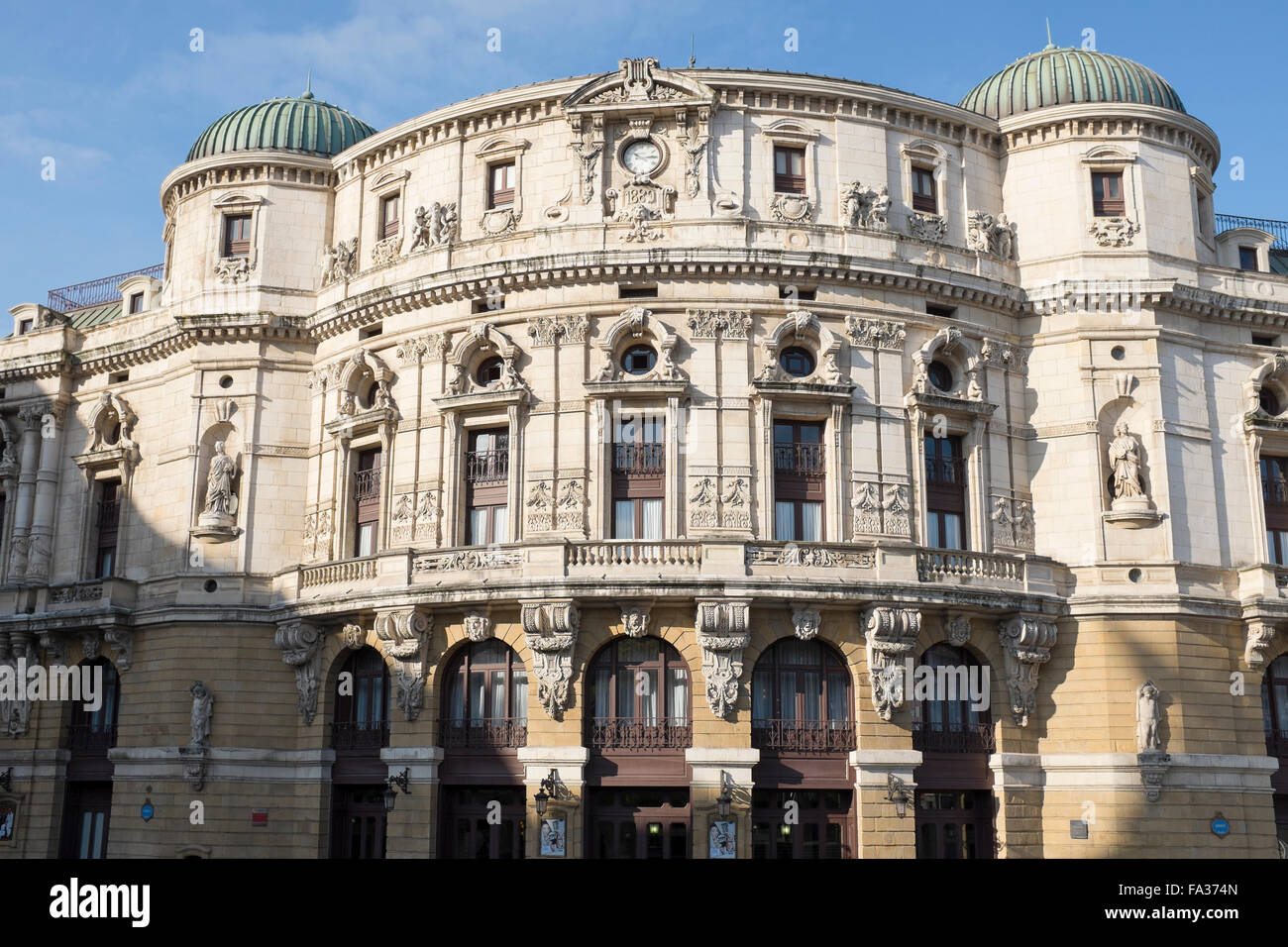 Facade of arriaga theatre bilbao hi-res stock photography and images ...