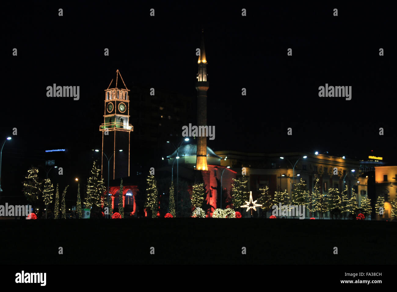 Tirana clock hi-res stock photography and images - Alamy