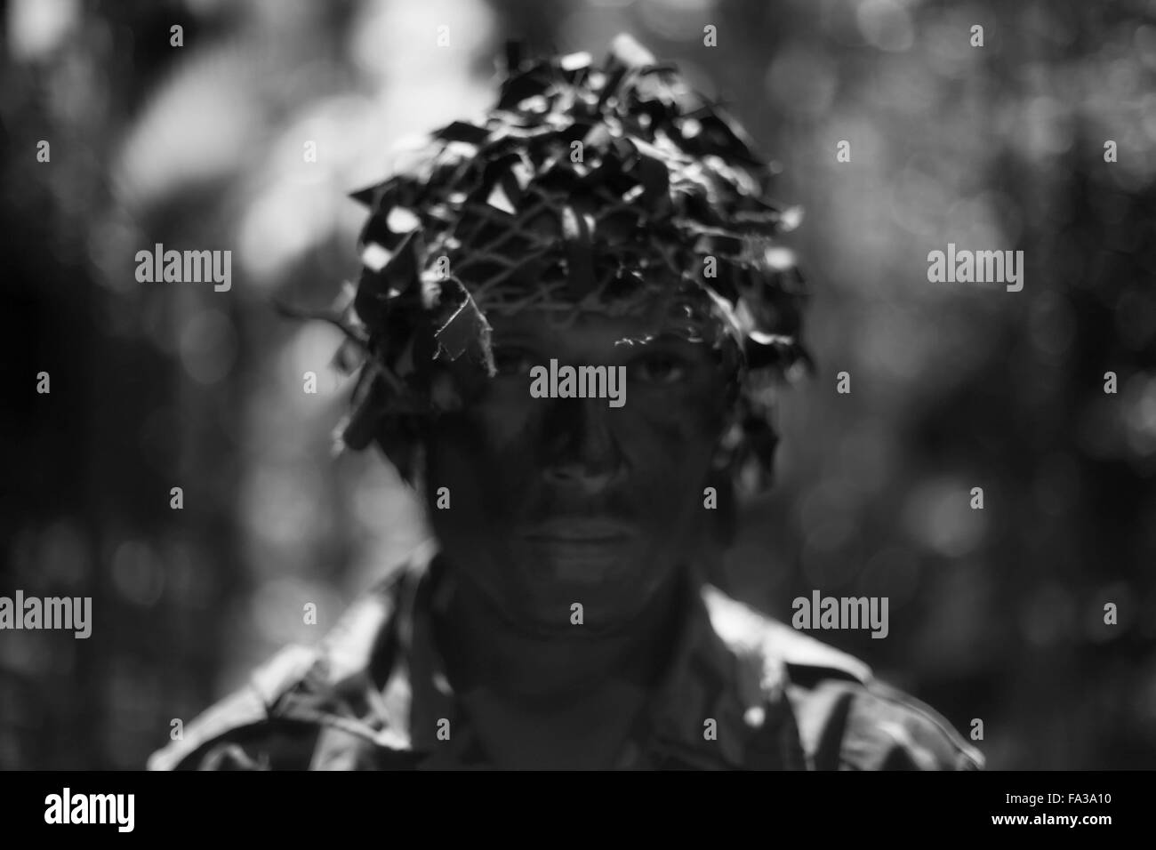 May 29, 2015 - West Papua - An OPM soldier poses during an military ...