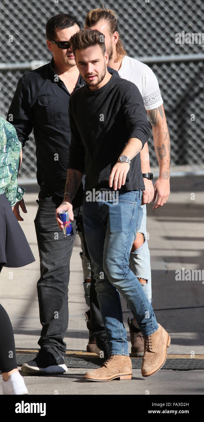 One Direction arrive at Jimmy Kimmel Live! Featuring: One Direction ...