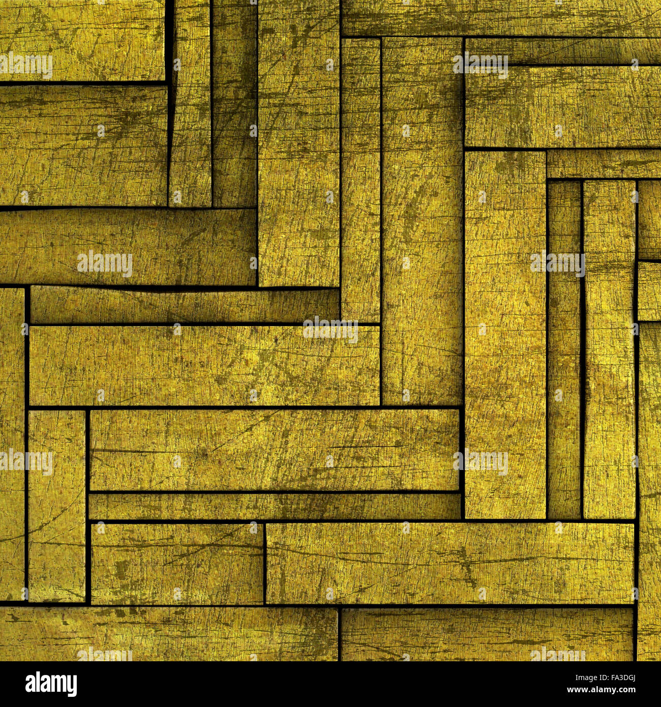 abstract 3d yellow ocre wood timber plank backdrop Stock Photo - Alamy