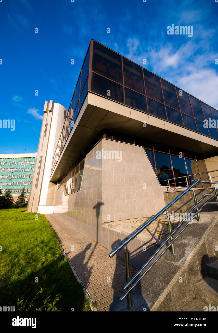 Cityscape office modern building Stock Photo - Alamy