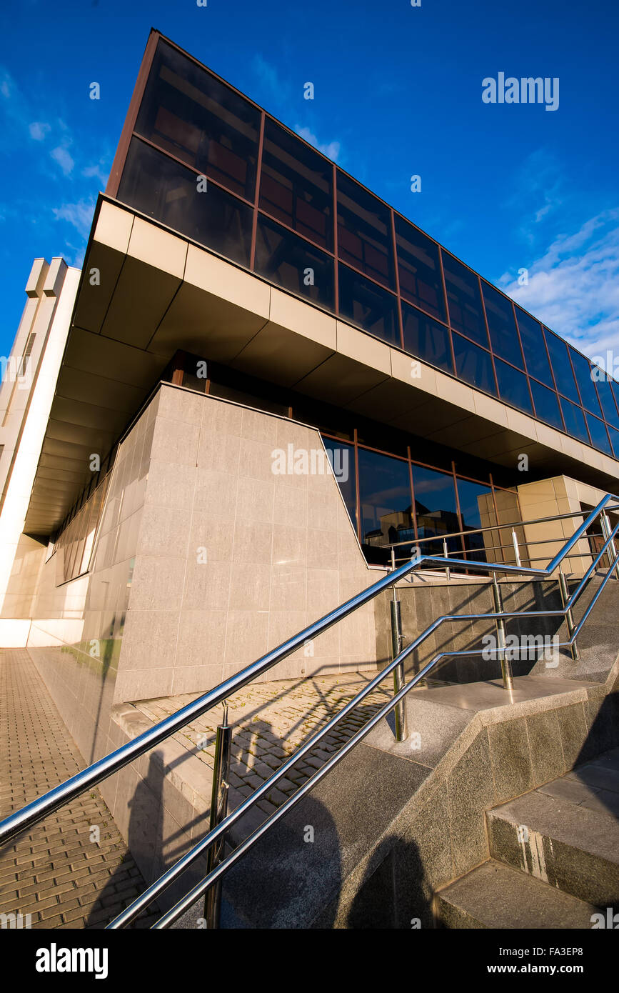 Cityscape office modern building Stock Photo - Alamy