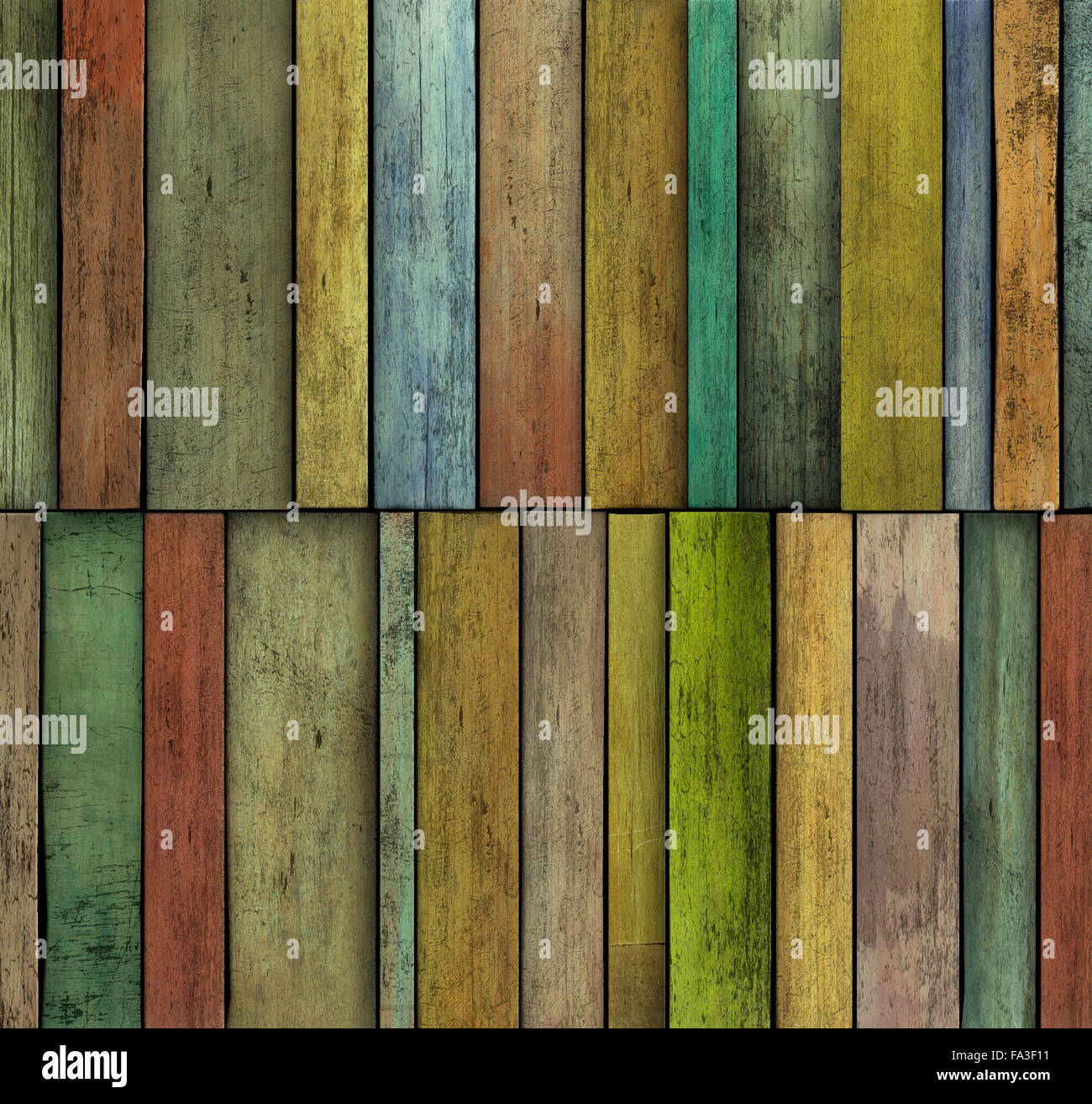 abstract grunge 3d render colored wood timber plank backdrop Stock ...