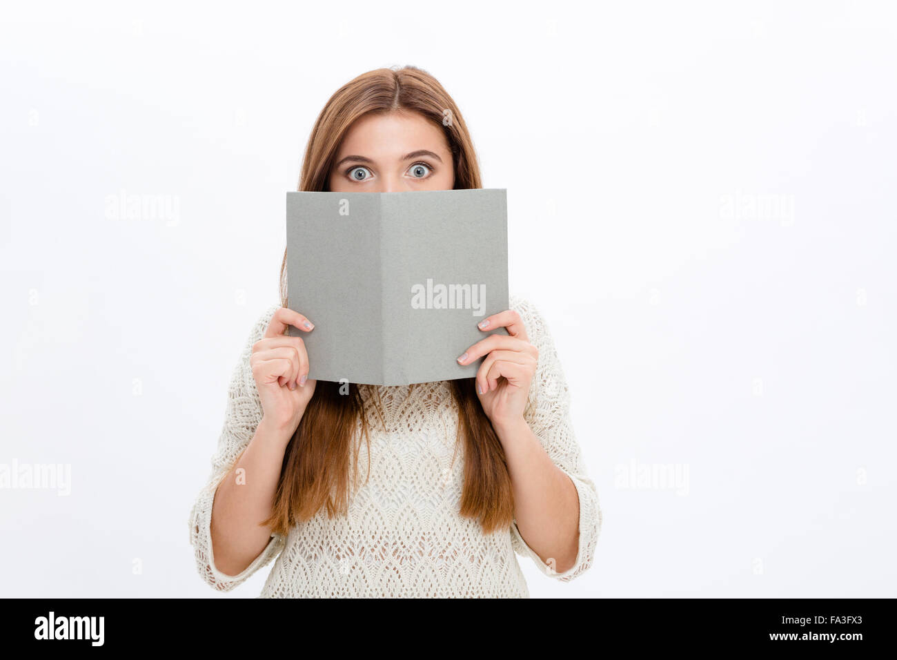 Shy embarrassed young woman hi-res stock photography and images - Alamy