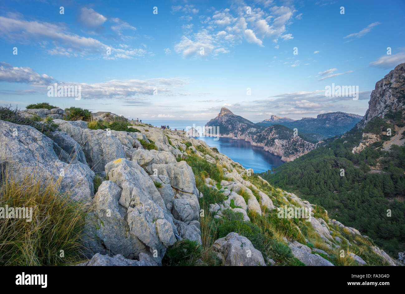 Panoramic view of Cape Formentor viewpoint in Mallorca Stock Photo - Alamy