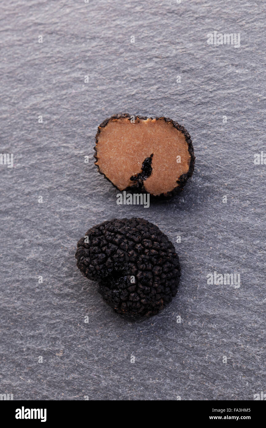 Truffles, rare mushrooms. Luxurious culinary cooking ingredienets Stock ...