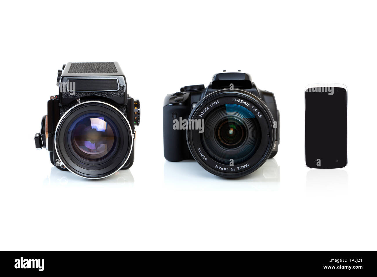 Evolution of mobile phone Cut Out Stock Images & Pictures - Alamy