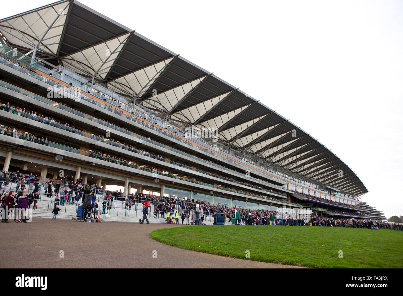 Ascot racecourse, Horse racing-architecture Stock Photo - Alamy