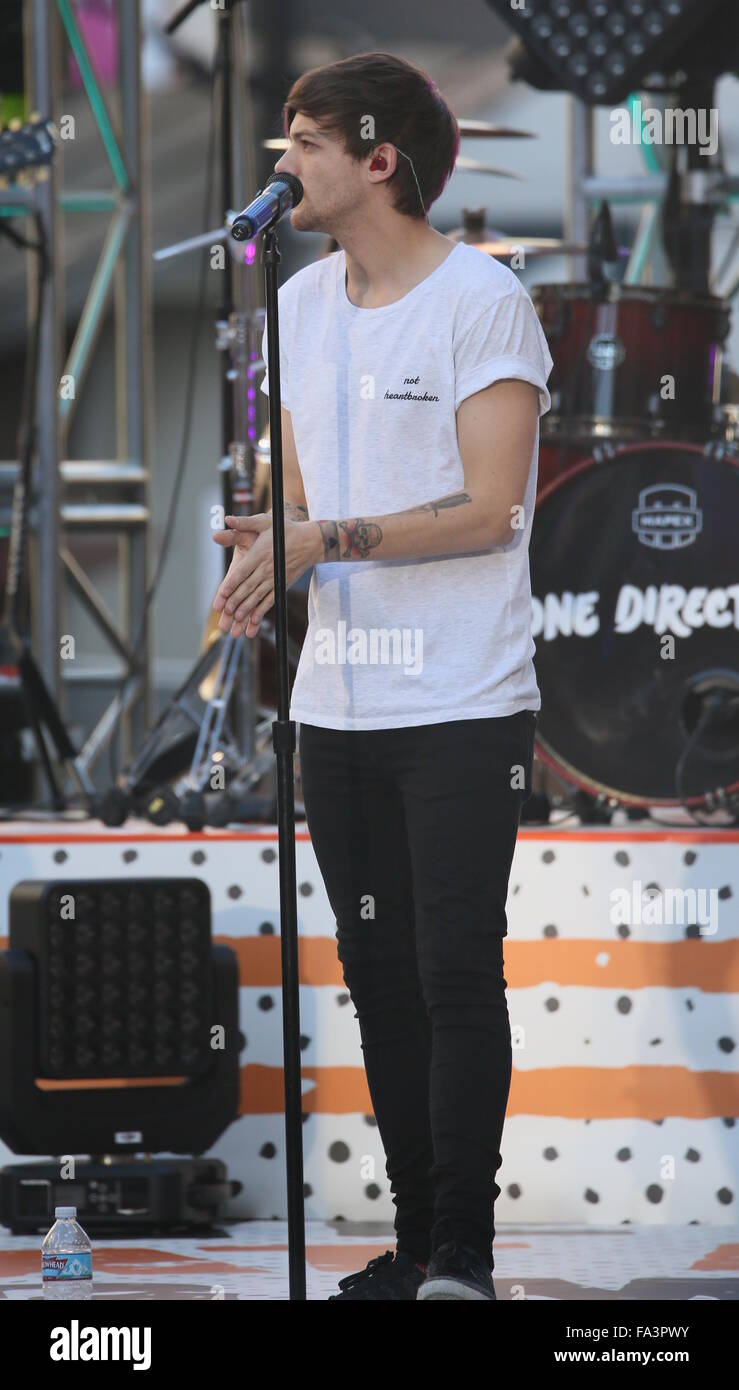 One Direction seen doing a sound-check ahead of their performance on ...