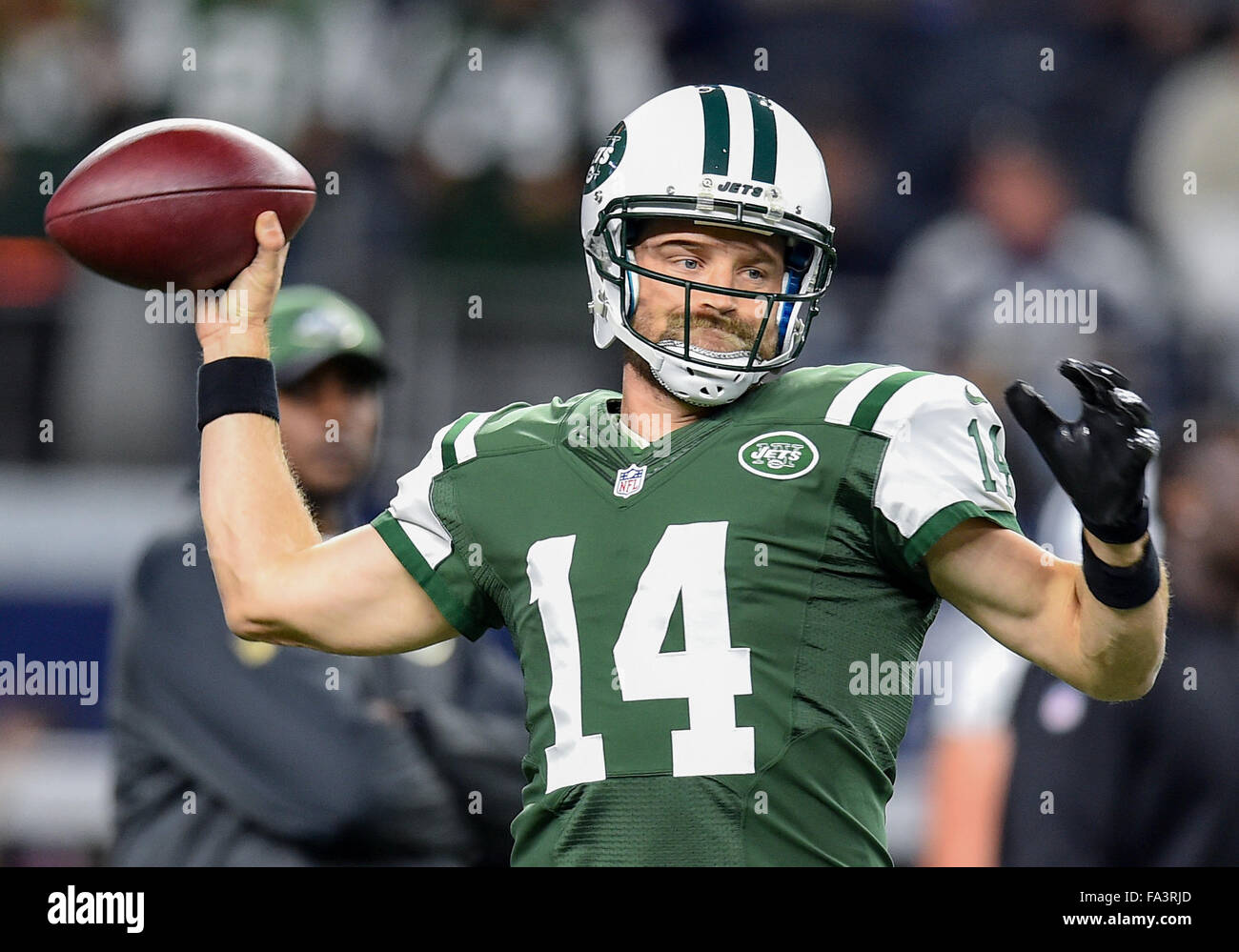 December 19th, 2015:.New York Jets quarterback Ryan Fitzpatrick (14 ...