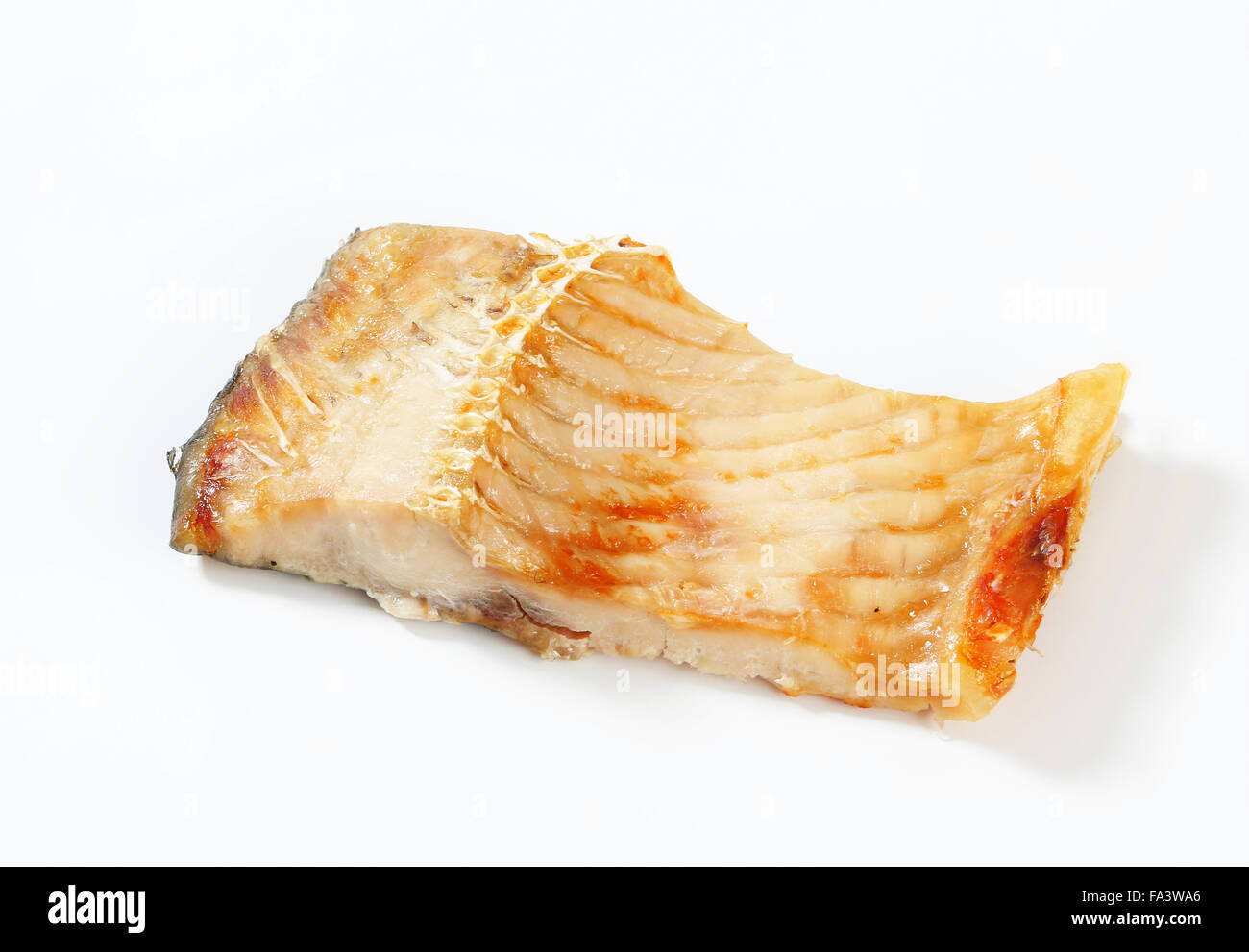 Oven-baked carp fillet - studio shot Stock Photo - Alamy