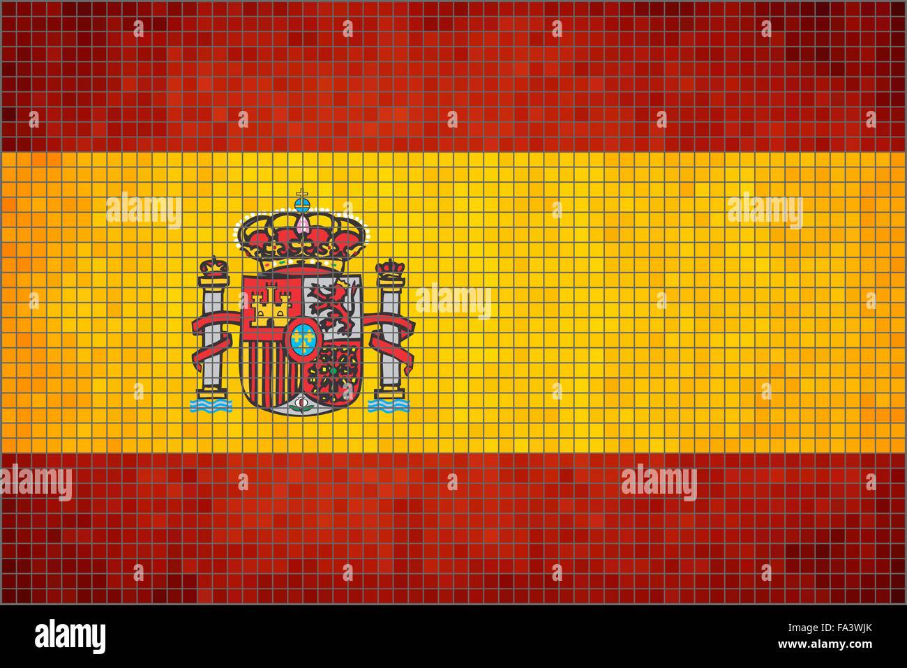 Grunge spain flag Stock Vector Images - Alamy