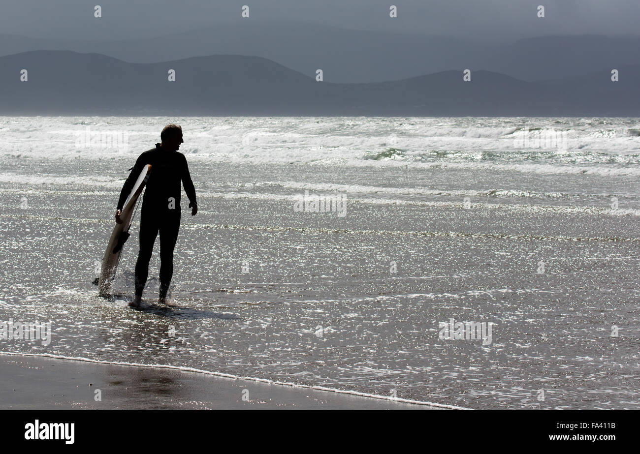 Surfer leaving water hi-res stock photography and images - Alamy