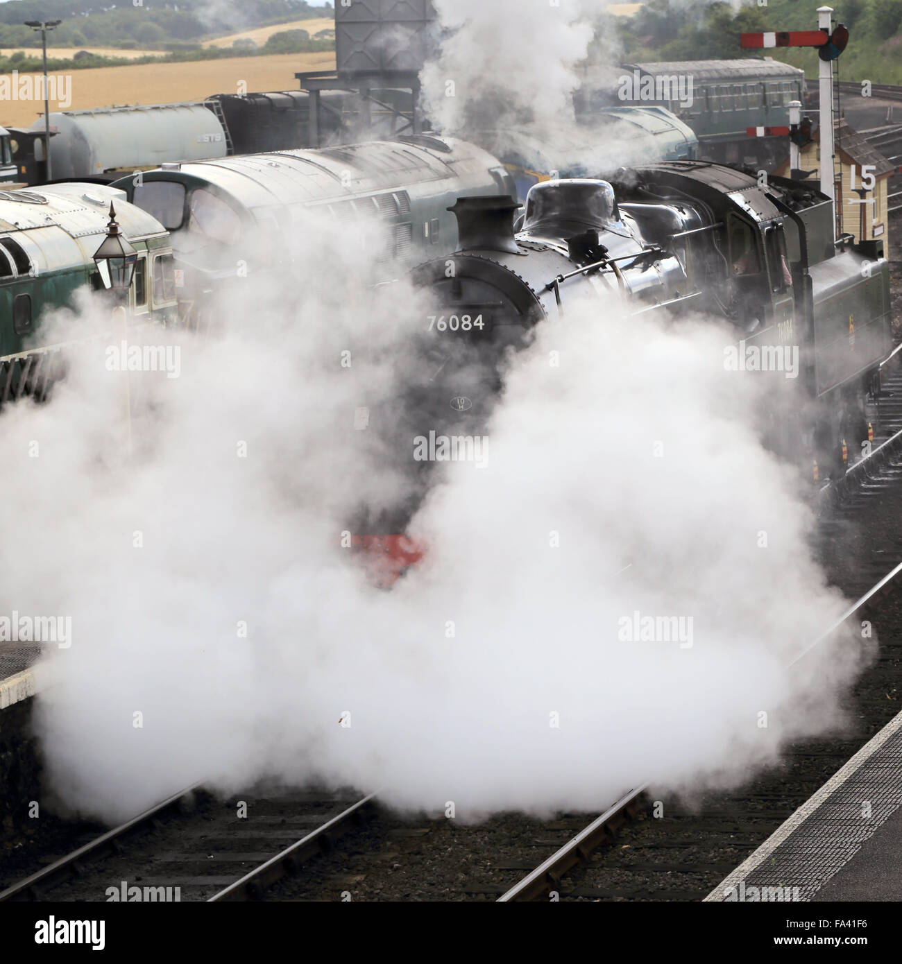 Standard class 4 steam locomotive hi-res stock photography and images ...