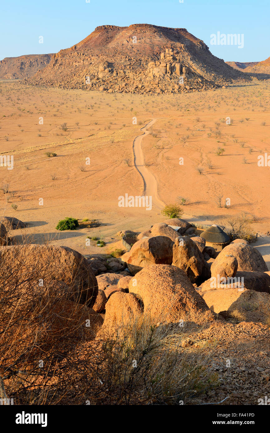 Desert landscape in Damaraland, Namibia Stock Photo - Alamy