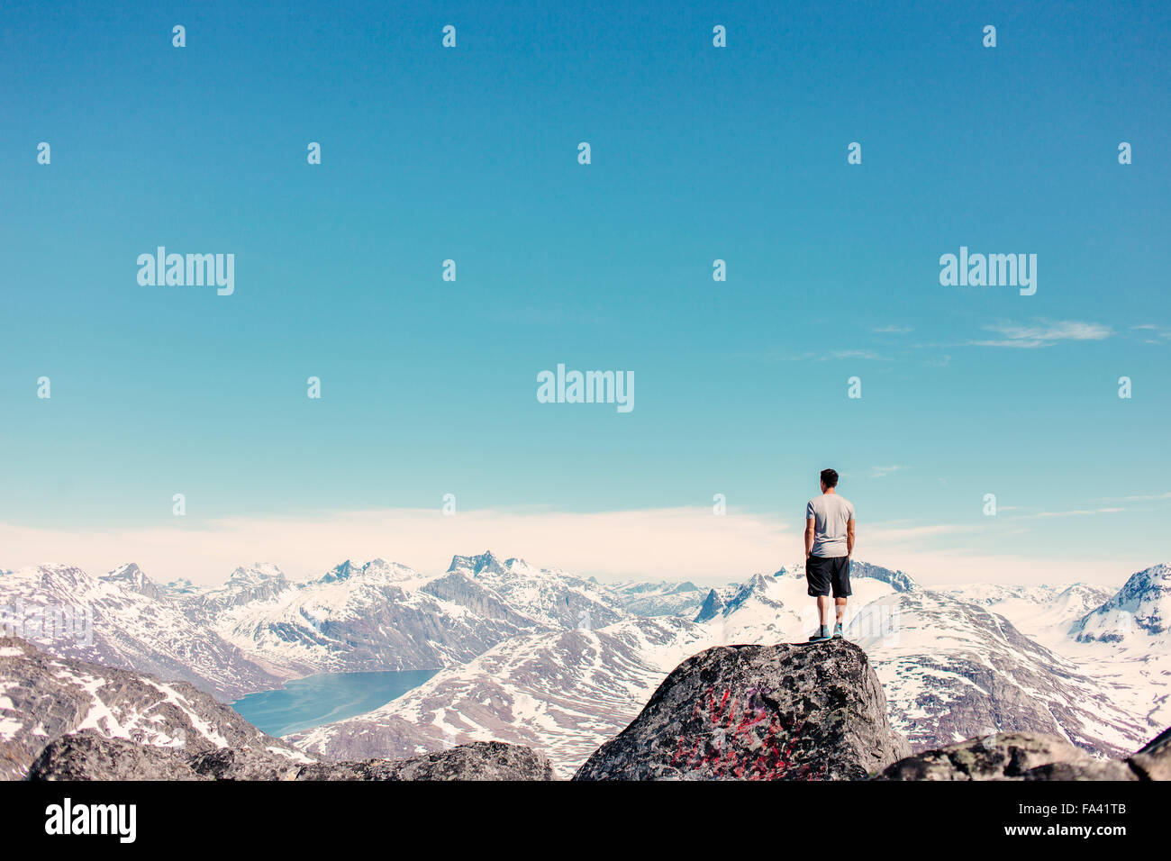 Top View On Greenland High Resolution Stock Photography and Images - Alamy
