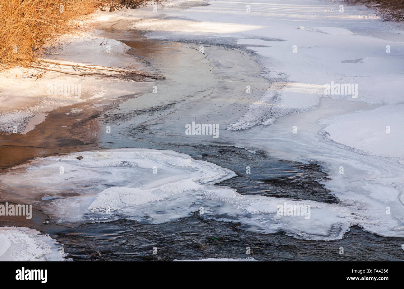 Frozen Lake, Kars, Turkey Stock Photo - Alamy