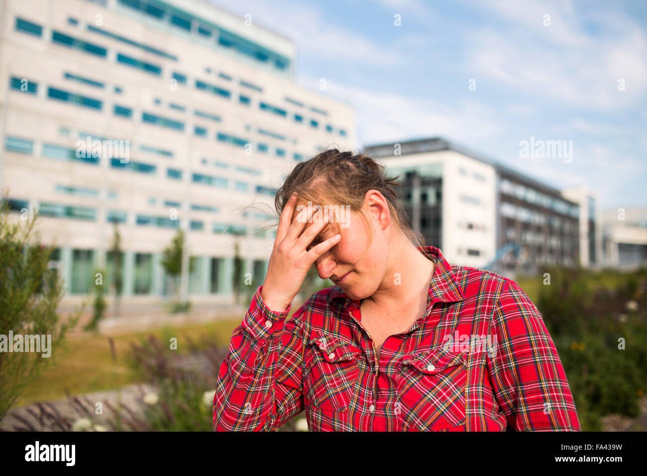 Hand Hands On Head High Resolution Stock Photography and Images - Alamy