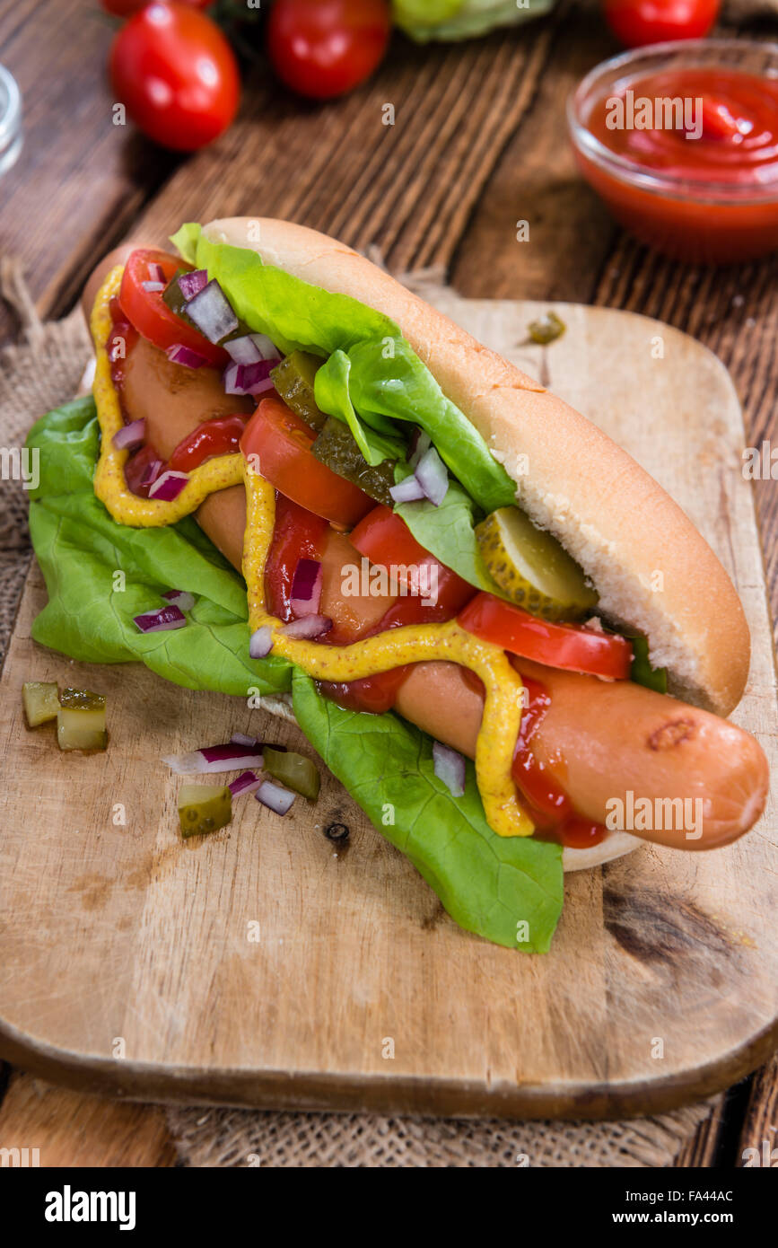 Fresh made hot dog hi-res stock photography and images - Alamy