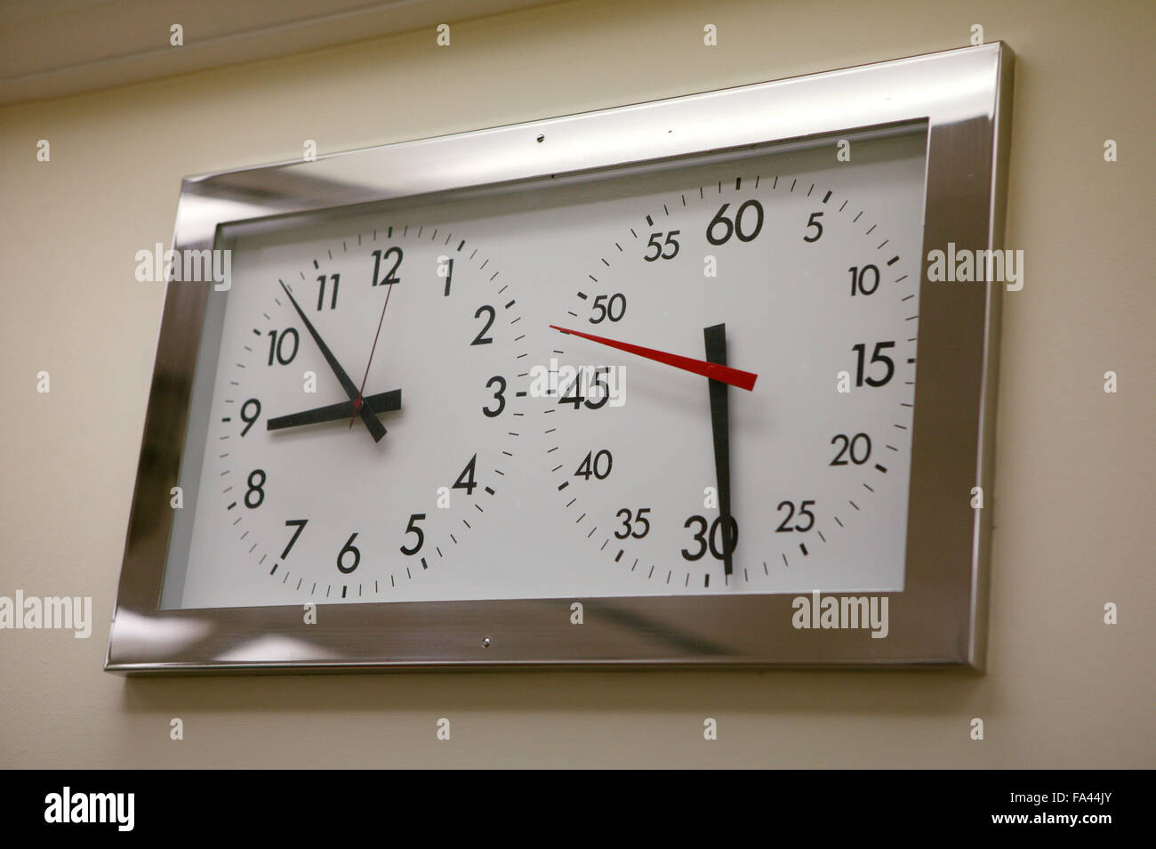 Operating Theatre clocks Stock Photo - Alamy
