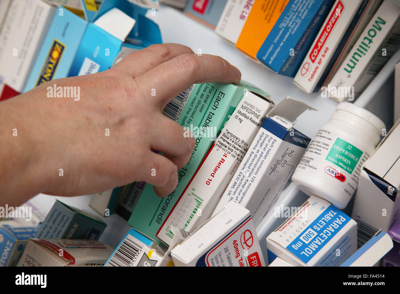 Nhs medical trolley hi-res stock photography and images - Alamy