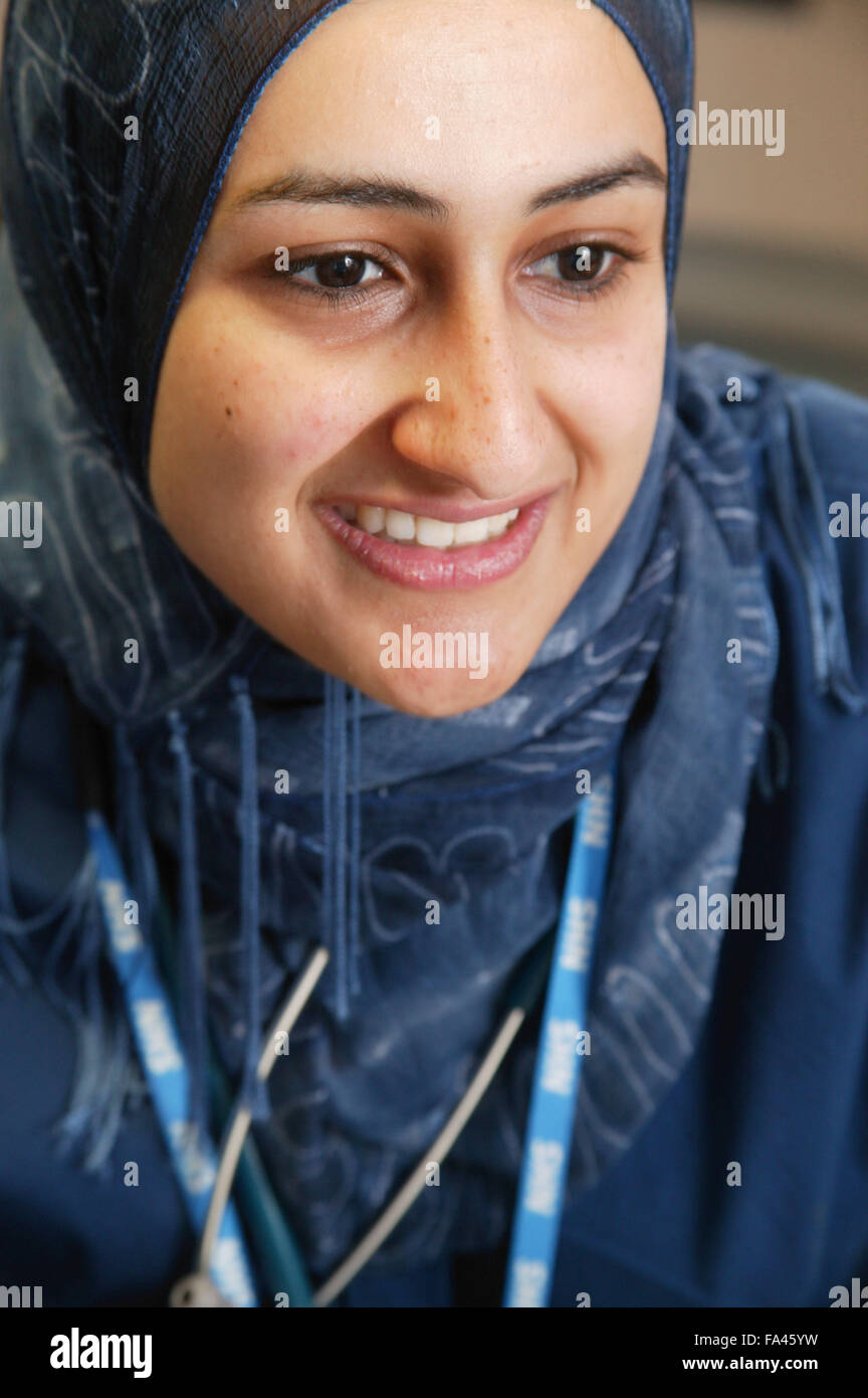 Portrait of Hospital Junior House Officer Stock Photo - Alamy